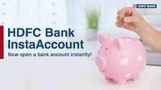 Instant Bank Account Opening Online | HDFC Bank