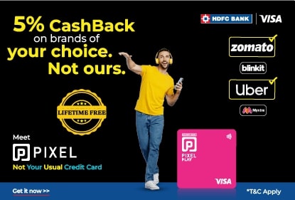 Pixel Play Credit Card - Get Customised Offers | HDFC Bank