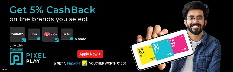 Pixel Play Credit Card - Get Customised Offers | HDFC Bank