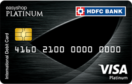 Easyshop Classic Platinum Debit Card Eligibility | HDFC Bank