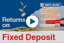 What is a Fixed Deposit Receipt | HDFC Bank