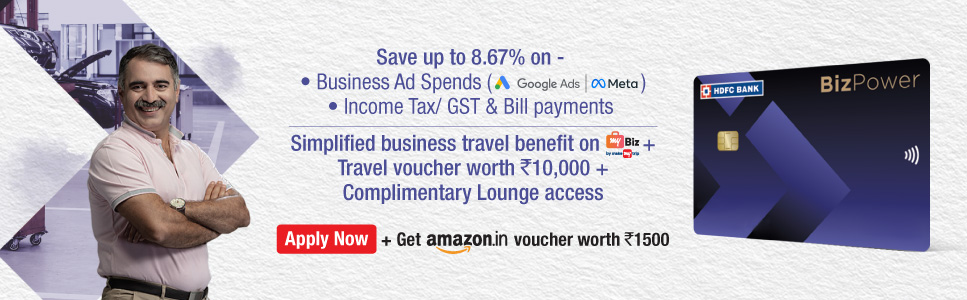 Apply for Biz Power Credit Card | HDFC Bank
