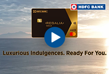 How to Use Regalia Gold Credit Card | HDFC Bank